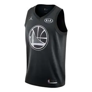 JORDAN X Nba Golden State Warriors All-star Jersey Steph Curry 30 - Black/white
