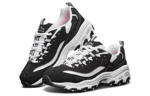 Sketchers D'lites Gs Athletic Sneakers - Black/white
