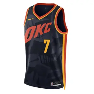 Nike Dri-fit Nba Swingman Jersey 2023/24 City Edition Oklahoma City Thunder Chet Holmgren - College Navy