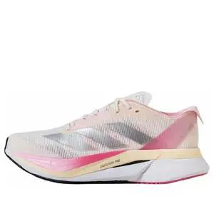 Adidas Adizero Boston Athletic Sneakers - White/pink