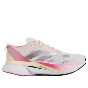 Adidas Adizero Boston Athletic Sneakers - White/pink