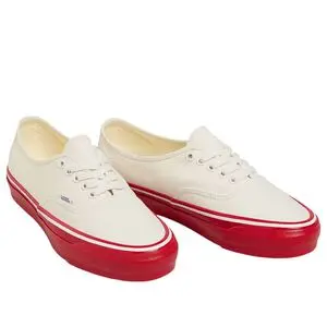 VANS Premium Authentic "white Red Midsole - White/red