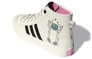 Adidas X Andre Saraiva Nizza Hi Rf "the World Needs Love" Sneakers