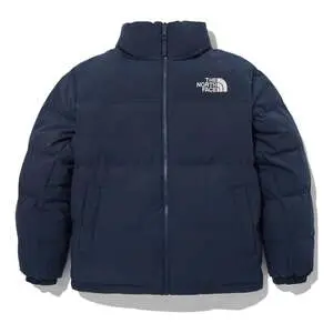 The North Face Logo Puffer Jacket - Navy