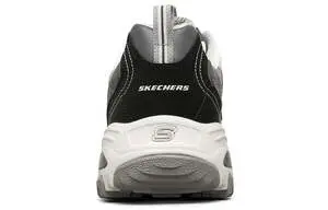 Sketchers D'lites 1.0 Low-top Running Shoes Black/grey - Black/gray