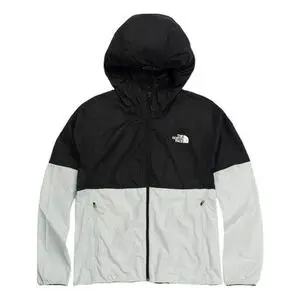 The North Face Hooded Windbreaker Jacket - Black/grey