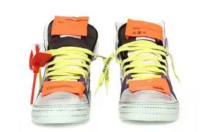 Off-White Court Leather High Top Sneakers