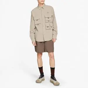 Nike Dri-fit Adv Uv Devastation Trail Jacket - Khaki