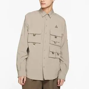 Nike Dri-fit Adv Uv Devastation Trail Jacket - Khaki