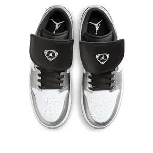 JORDAN 1 Low Se Metallic Silver - White/black/white