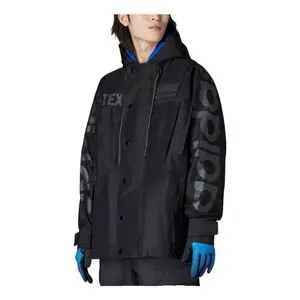 Adidas Blue Version Gore-tex Climacool Outdoor Adventure Jacket - Black/blue