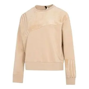 Adidas Neo Vbe Sweat1 Knitted Crew Neck Pullover - Tan