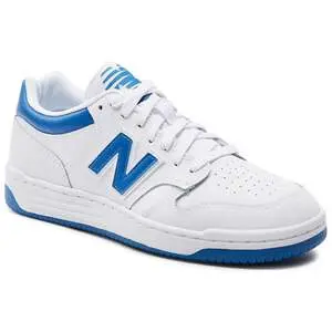 NEW BALANCE 480 Lace Up Sneakers - White/blue Agate