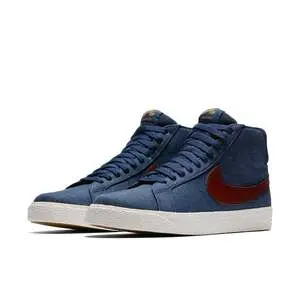 Nike Blazer Mid Sneakers - Binary Blue/dark Team Red