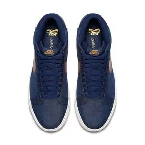 Nike Blazer Mid Sneakers - Binary Blue/dark Team Red