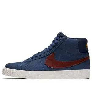 Nike Blazer Mid Sneakers - Binary Blue/dark Team Red
