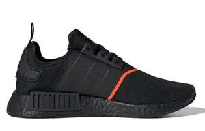 Adidas Nmd_r1 "core Black Solar" Sneakers - Cblack/solred