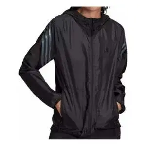 Adidas Run Icons 3-stripes Hooded Running Windbreaker