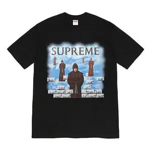 Supreme Levitation Printing Short Sleeve T-shirt - Black