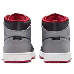 JORDAN 1 Mid Se - Grey/red/black