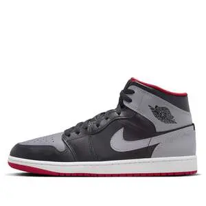 JORDAN 1 Mid Se - Grey/red/black