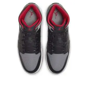 JORDAN 1 Mid Se - Grey/red/black