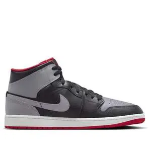JORDAN 1 Mid Se - Grey/red/black