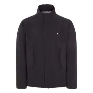 Stone Island Logo Embroidered High-neck Jacket