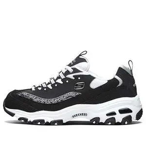 Sketchers D'lites Athletic Lace Up Sneakers - Black