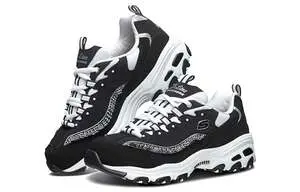 Sketchers D'lites Athletic Lace Up Sneakers - Black
