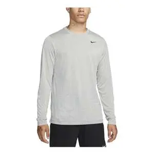 Nike Dri-fit Legend Long-sleeve Fitness Top - Grey