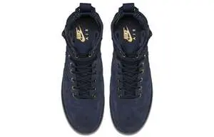 Nike Sf Air Force 1 Mid "obsidian - Obsidian/black