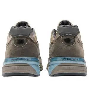 NEW BALANCE X Auralee 990v4 Made In Usa - Grey/white/blue