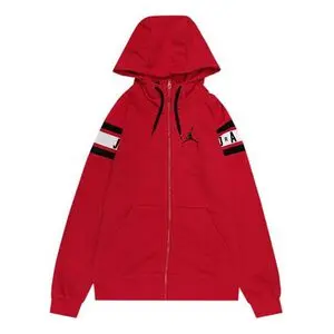 JORDAN Air Knit Zip-up Track Jacket - Red