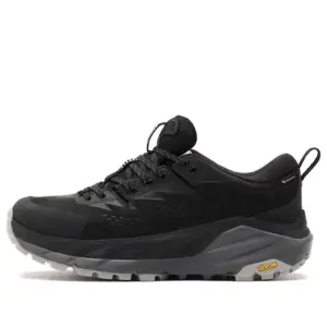 Hoka One One U Kaha Low Gtx Tp Lace-up Sneakers - Black