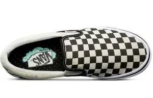 VANS Comfycush Checkerboard Slip-on Sneakers - White/black