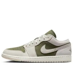 JORDAN 1 Low "medium Olive - Medium Olive/sail/light Orewood Brown