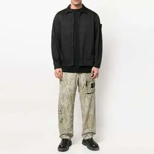 Stone Island Ghost Stretch Cotton Shirt Jacket