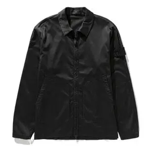 Stone Island Ghost Stretch Cotton Shirt Jacket - Black