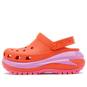 CROCS Mega Crush Clogs - Orange/pink