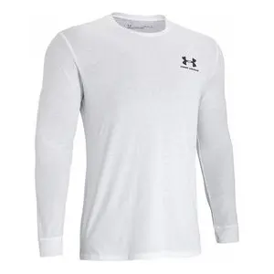 Under Armour Sportstyle Left Chest Long Sleeve T-shirt - White