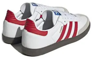Adidas Samba Og Low Top Sneakers - White/brown/red