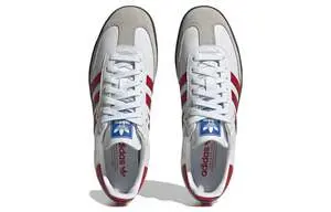 Adidas Samba Og Low Top Sneakers - White/brown/red