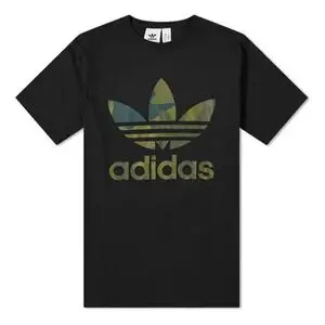 Adidas Originals Chest Logo Sports Short Sleeve - Black