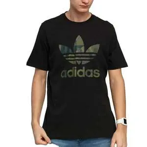 Adidas Originals Chest Logo Sports Short Sleeve - Black