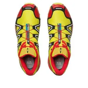 SALOMON Speedcross 3 "sulphur" Athletic Sneakers - Red/yellow