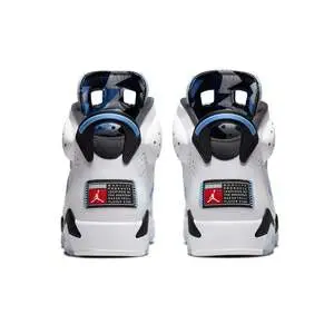 JORDAN 6 Retro "unc Home" High Top Sneakers - White/blue
