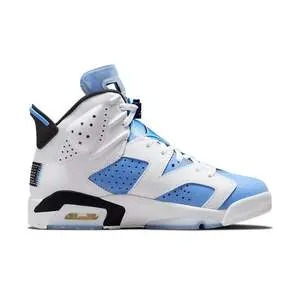 JORDAN 6 Retro "unc Home" High Top Sneakers - White/blue