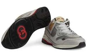 Gucci Ultrapace Low Top Sneakers - Silver