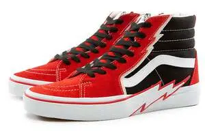 VANS Sk8-hi Bolt High-top Sneakers - Black/red